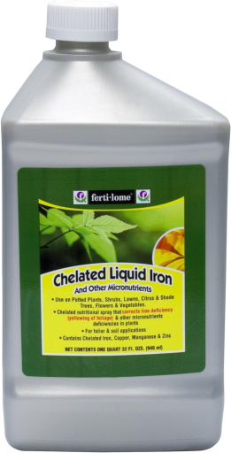 FERTILOME CHELATED LIQUID IRON 1 QUART - Woerner Companies FERTILOME CHELATED LIQUID IRON 1 QUART - Woerner Companies